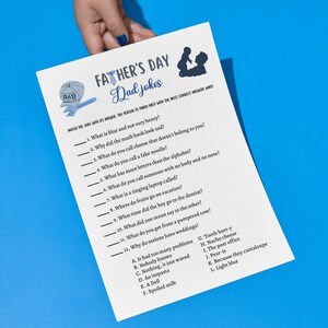 Father's Day Games Printable, Dad Jokes, Fathers Day Ideas, Fun Party ...