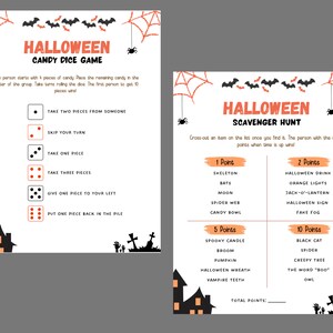 Halloween Games Bundle Kids Printable Halloween Party Games - Etsy