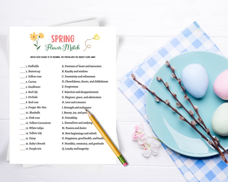 Spring Riddles Game Printable Spring Activity Adults and - Etsy