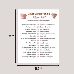 Womens History Month Party Games Printable, Emoji Pictionary, Trivia ...