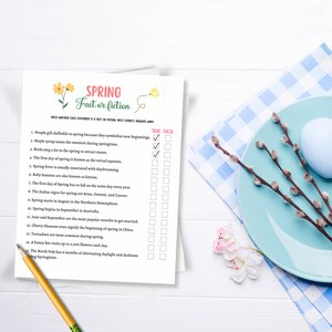 Spring Riddles Game Printable, Spring Activity Adults and Kids ...