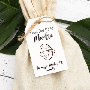Spanish Happy Mothers Day Gift Favor Tag, Feliz Día Del Madre Tags ...