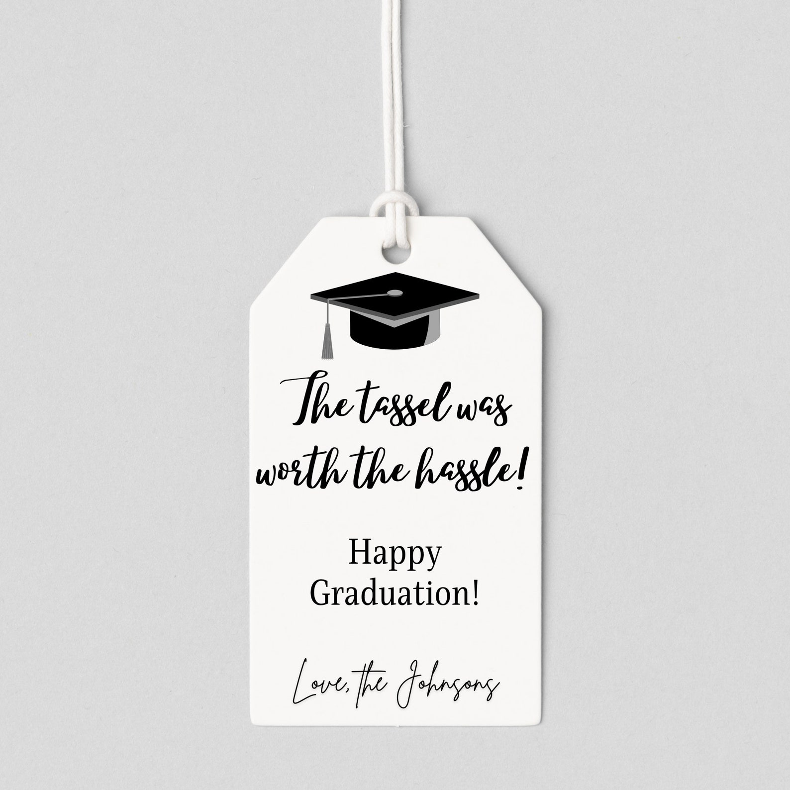 Custom Graduation Gift Tags Personalized Happy Graduation - Etsy