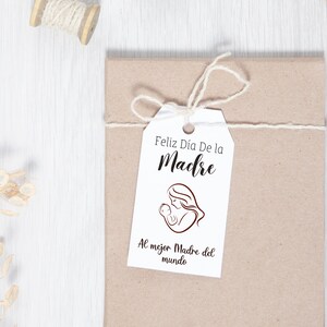 Spanish Happy Mothers Day Gift Favor Tag, Feliz Día Del Madre Tags ...