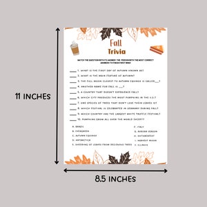 Fall Games Bundle Printable, Fun Autumn Games, Fall Activity Adults ...