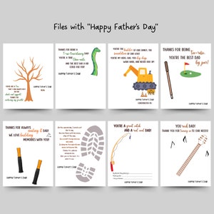 Father's Day Handprint & Footprint Art Printable, Gift for Dad From ...