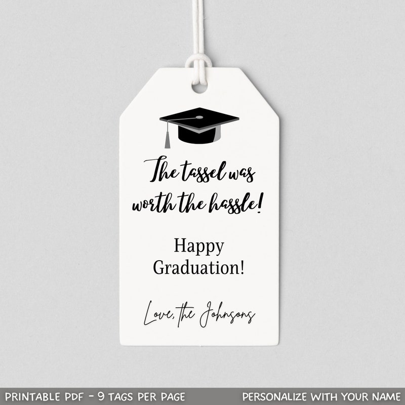 Graduation Gift Tags - 60+ Gift Ideas for 2025
