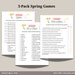 Spring Riddles Game Printable, Spring Activity Adults and Kids ...
