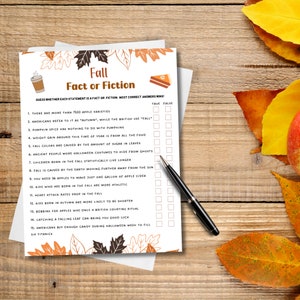 Fall Games Bundle Printable, Fun Autumn Games, Fall Activity Adults ...