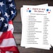 4th of July Games Printable Independence Day Patriotic - Etsy
