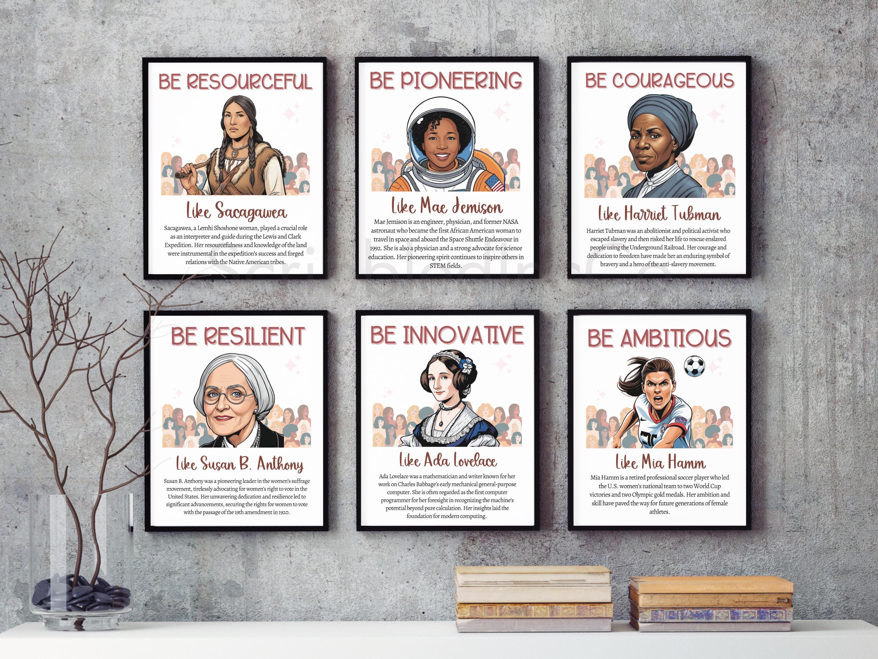 Women's History Month Posters Printable, Inspirational Historical ...