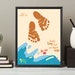 Summer Handprint Craft Printable, Footprint Art for Kids, Toddler ...