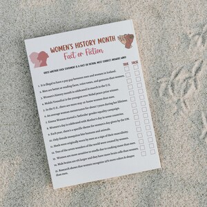 Womens History Month Party Games Printable, Emoji Pictionary, Trivia ...
