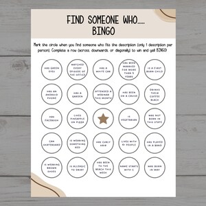 Find Someone Who Game Employee Bingo Fun Icebreaker Game - Etsy