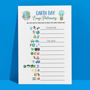Earth Day Games Bundle Printable, Environmental Activities Adults ...