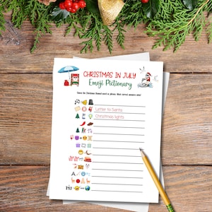 Christmas in July Games Bundle Printable, Family Activity, Office Party ...