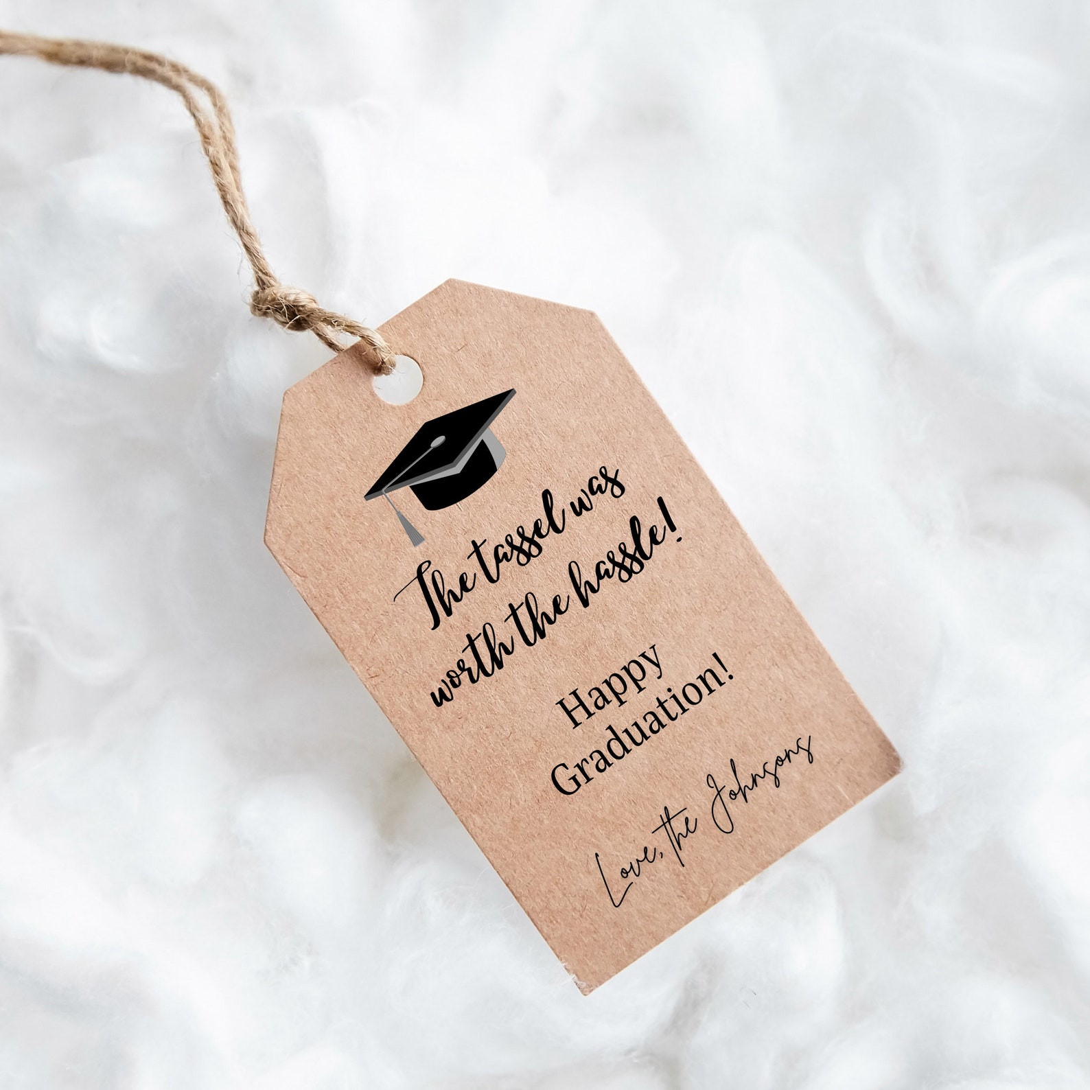 Custom Graduation Gift Tags, Personalized Happy Graduation Tags ...