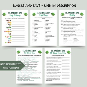 St Patrick's Day Riddles Game Printable, St Pattys Riddle Me This ...