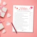 Valentine's Day Fact or Fiction Game Printable, Valentines Game True or ...