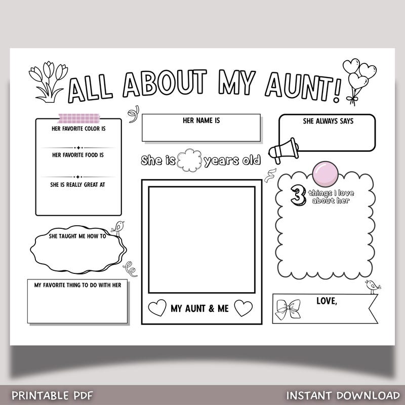 Aunty Present From Kid - Etsy