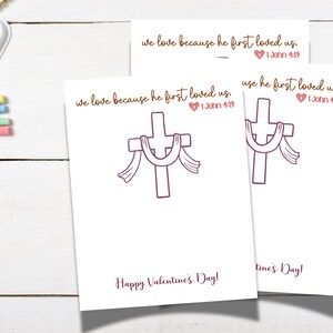 Handprint Bible Verse Craft Printable, Valentine’s Day Christian Art ...