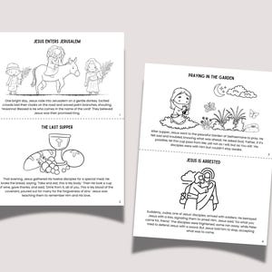 Easter Story for Kids Printable Preschool Bible Lesson Sunday School ...