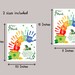 Handprint Memory Book Printable DIY Footprint Art Kids - Etsy Canada