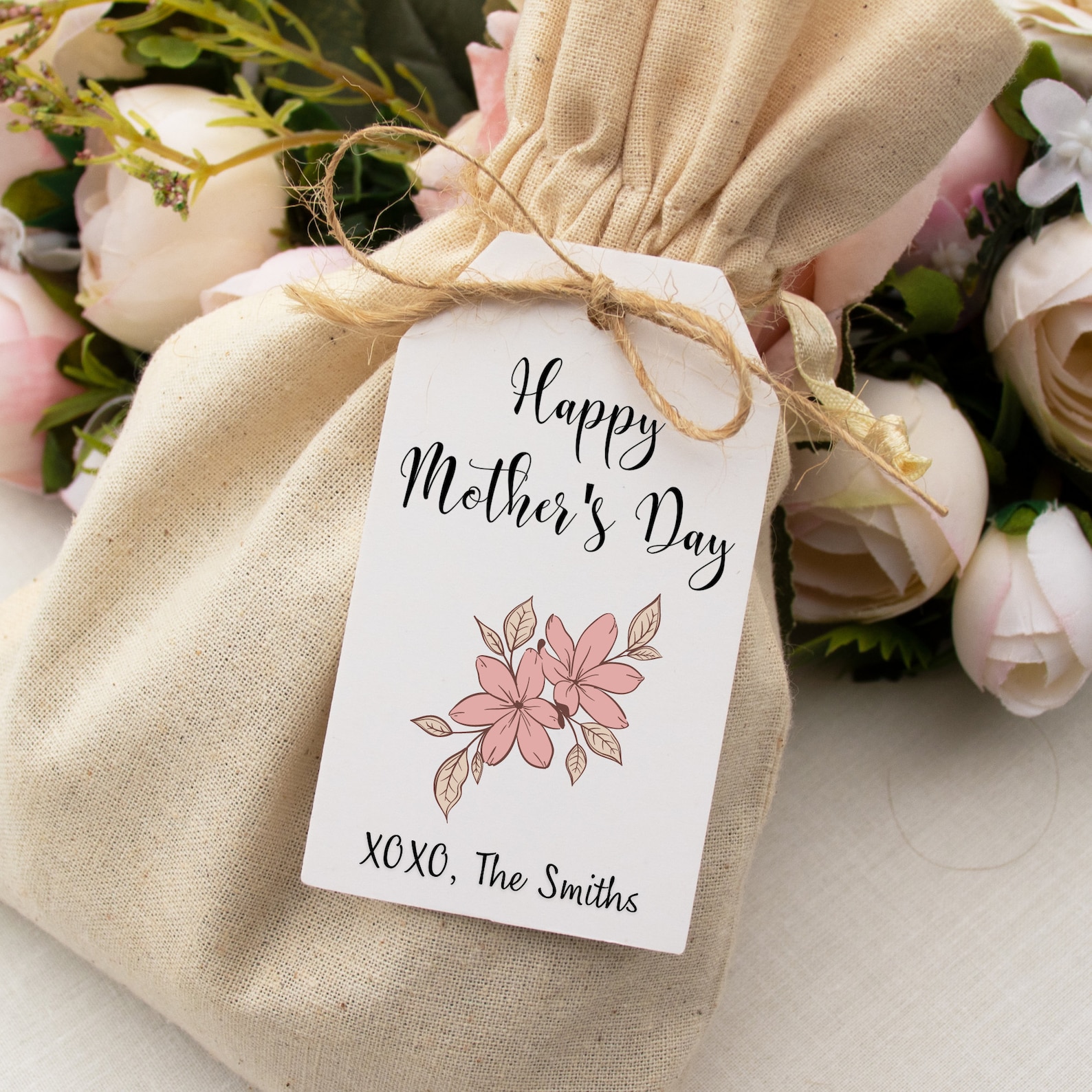 Mother's Day Editable Gift Tag, Custom Happy Mother’s Day Printable ...