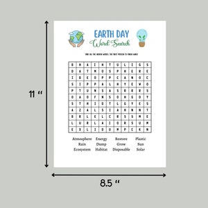 Earth Day Games Bundle Printable, Environmental Activities Adults ...
