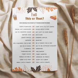 Fall Games Bundle Printable, Fun Autumn Games, Fall Activity Adults ...