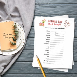 Mother's Day Games Bundle Printable, Mothers Day Game for Kids and ...