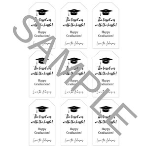 Custom Graduation Gift Tags, Personalized Happy Graduation Tags ...