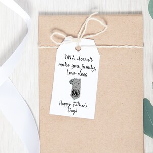 Step Dad Gift Father's Day, Father's Day Gift Tags Step Dad, Printable ...