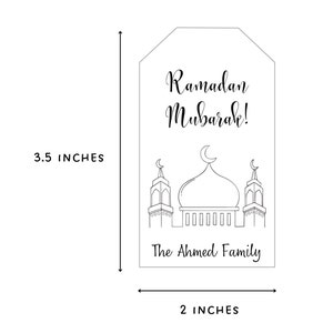 Editable Ramadan Mubarak Gift Tags Printable Personalized - Etsy