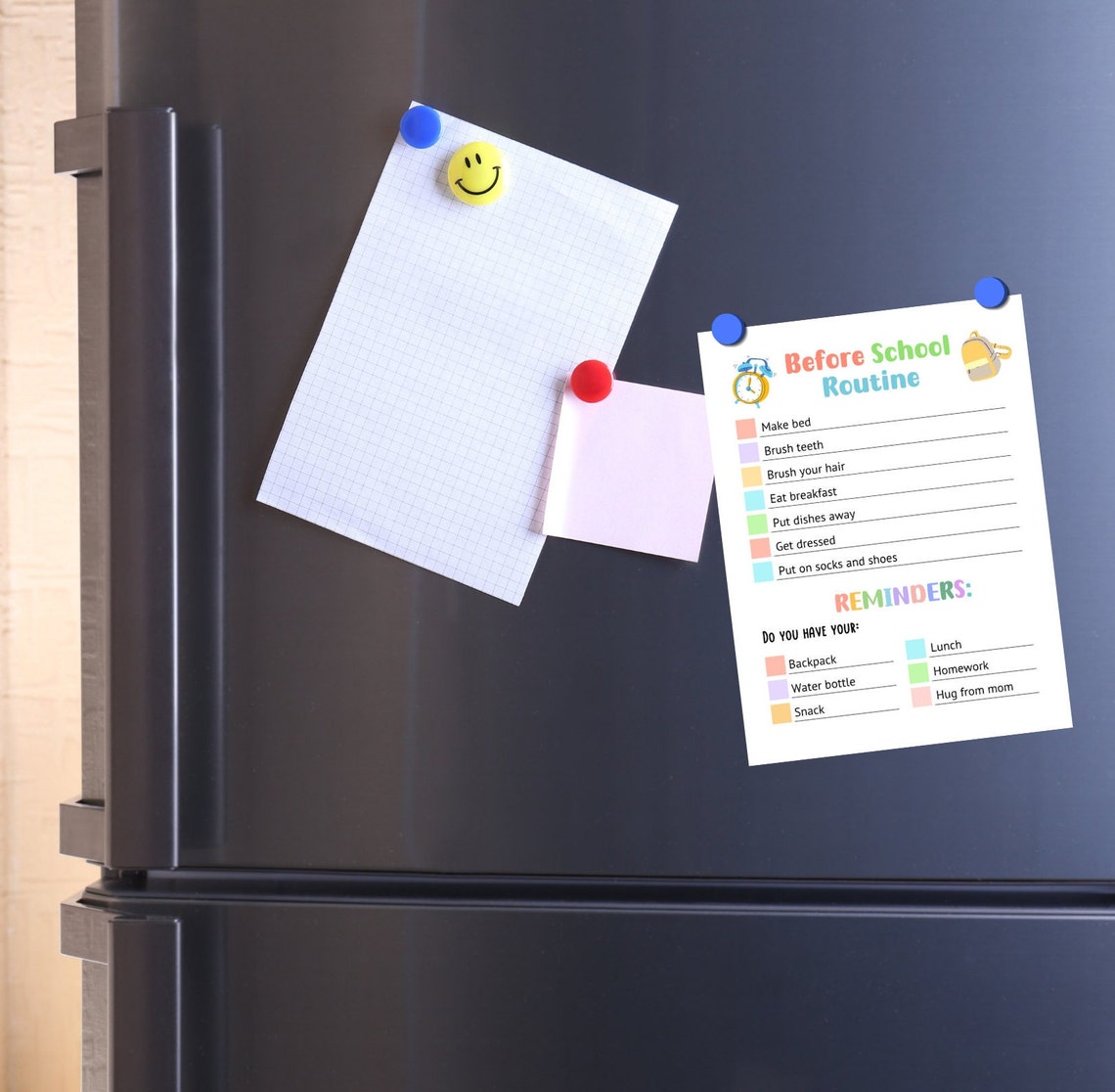 Printable Before School Checklist Morning Reminders for Kids - Etsy