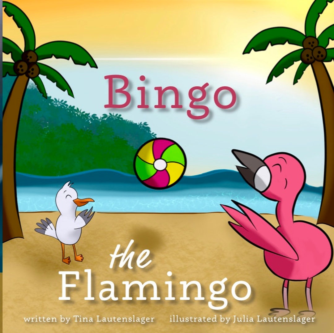 Bingo the Flamingo Children's Book - Etsy
