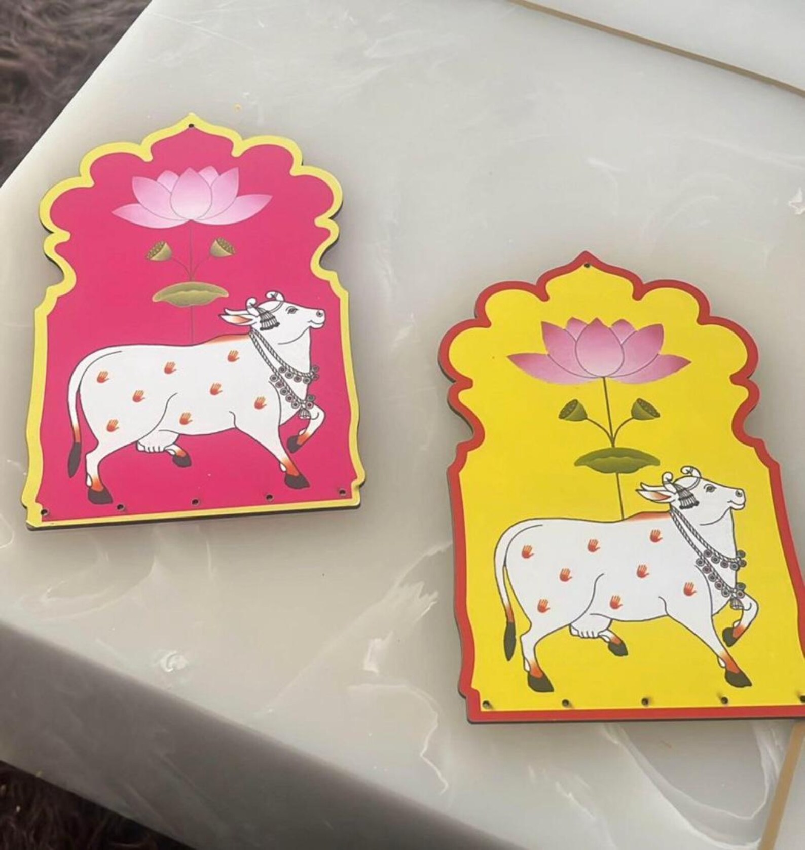 Pichwai Cutout DIY Cutout Mdf Cutout Handpainted Cut Out Indian Decor ...
