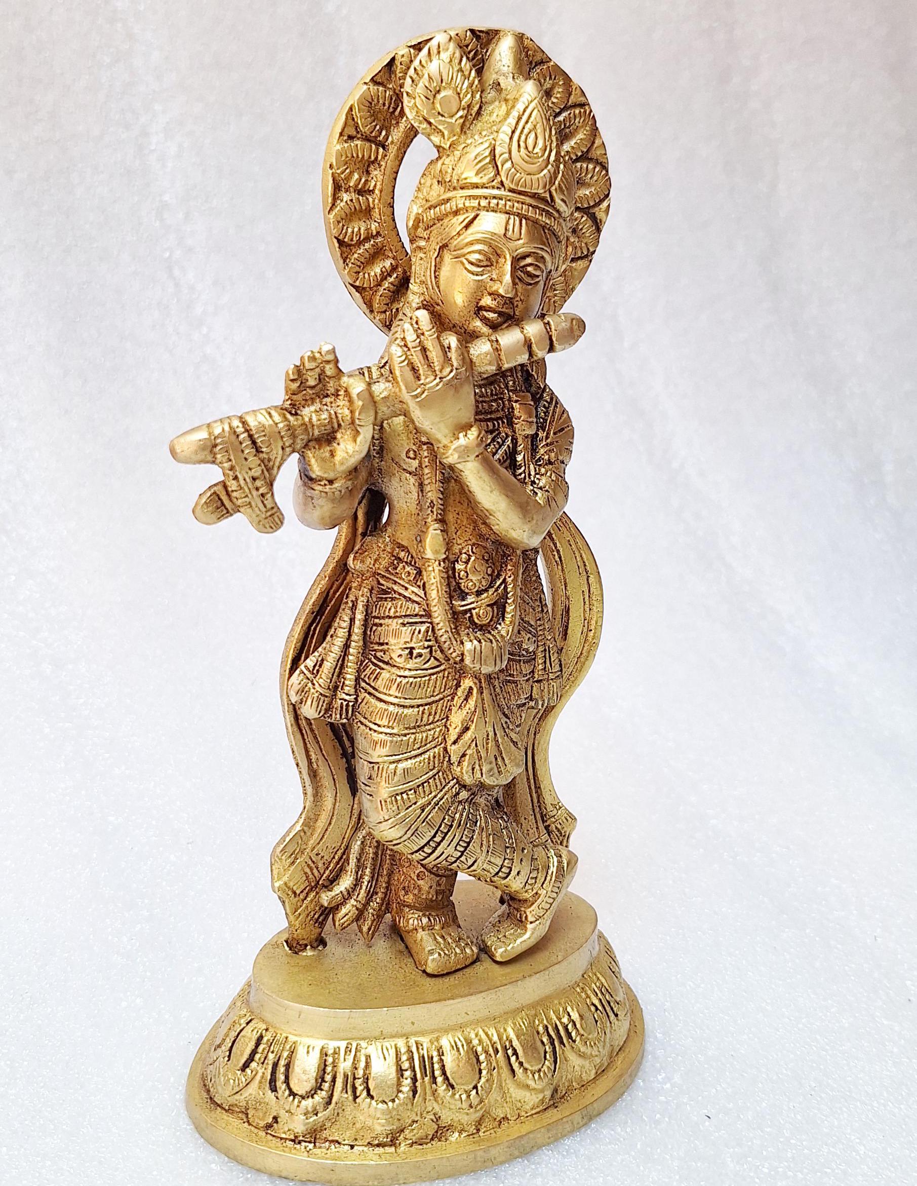 Lord Shree Krishna Statue Krishna Brass Krishna Gifting - Etsy