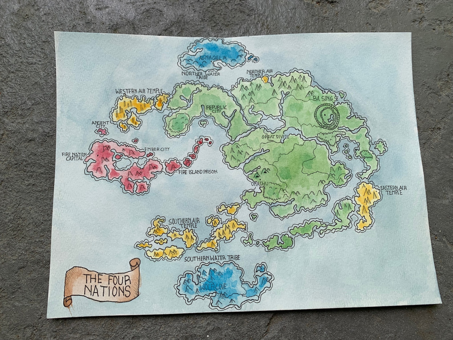 Custom Fantasy Map Tolkien Style Map Dungeon and Dragons - Etsy