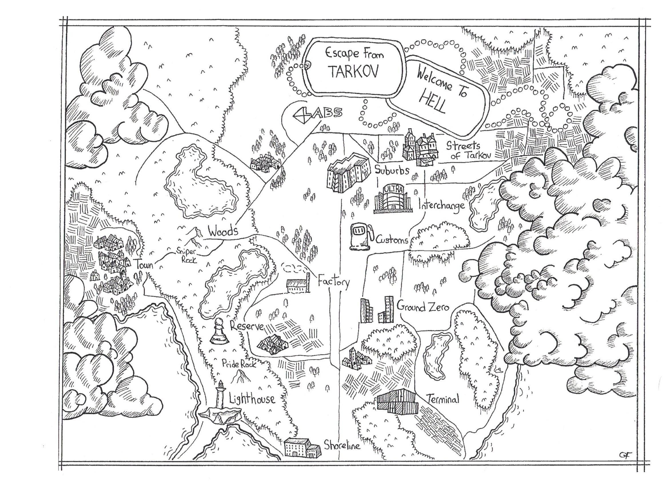 Custom Fantasy Map - Tolkien Style Map - Dungeon and Dragons World Map ...