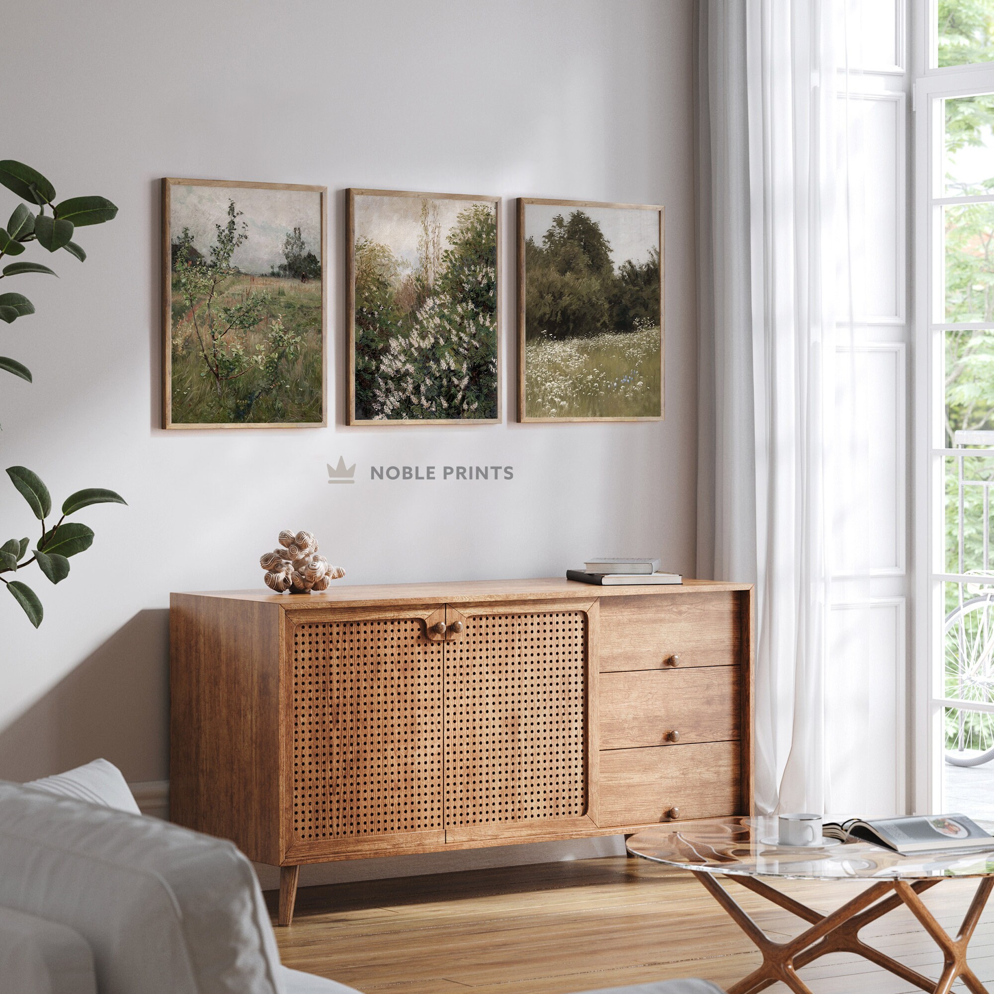 Spring Landscape Paintings Set of 3 Prints Printable - Etsy