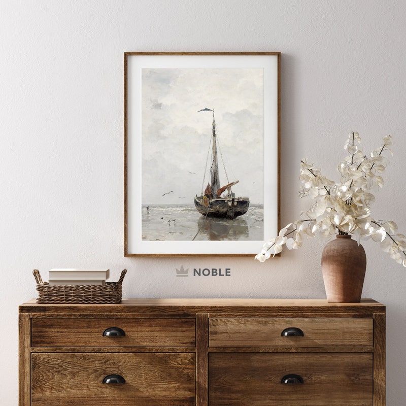 Rustic Sailboat Painting - Etsy