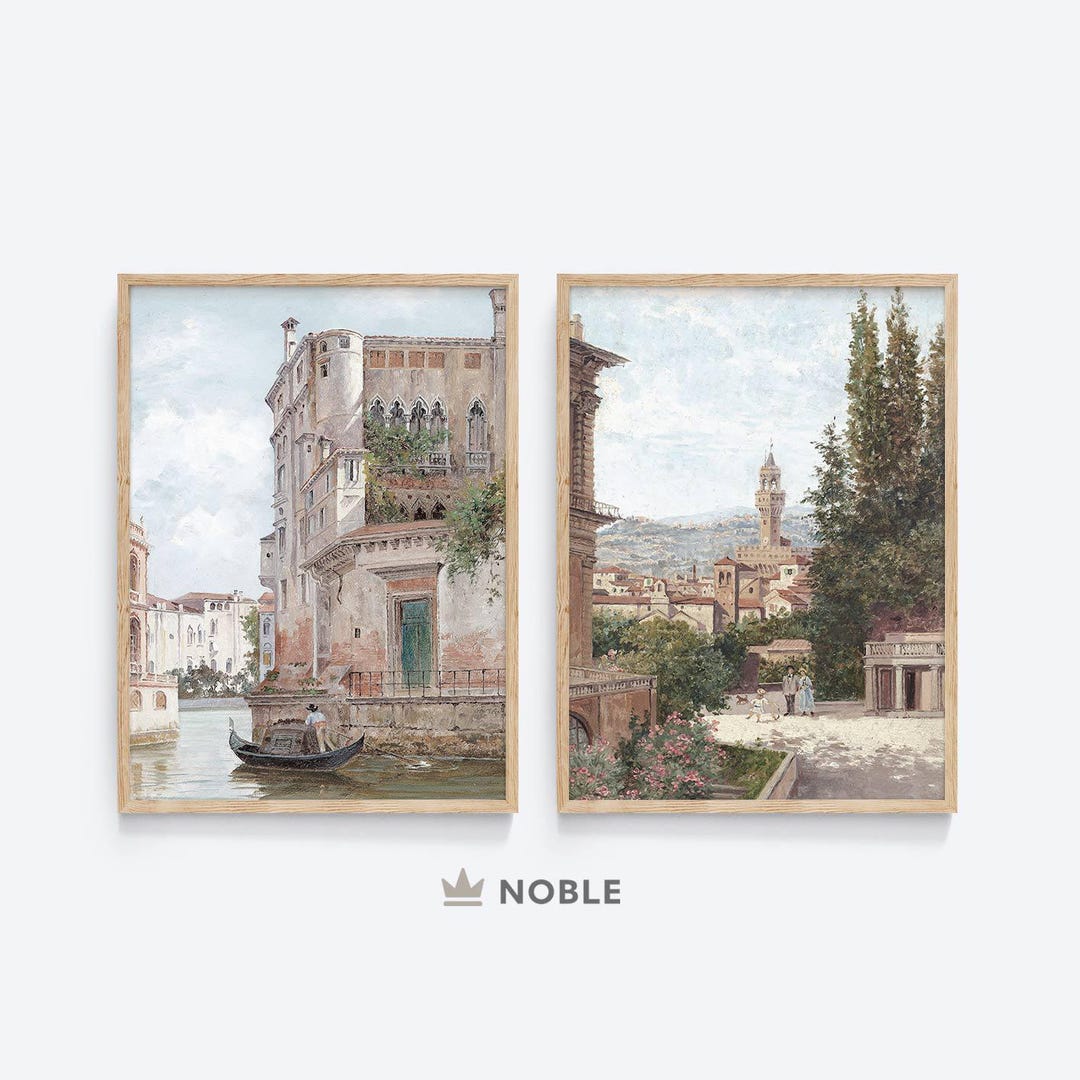 Italy Wall Art Set of 2 Prints, Mediterranean Wall Art, Italian Gifts ...