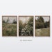 Spring Landscape Paintings Set of 3 Prints, Printable, Farmhouse Wall ...