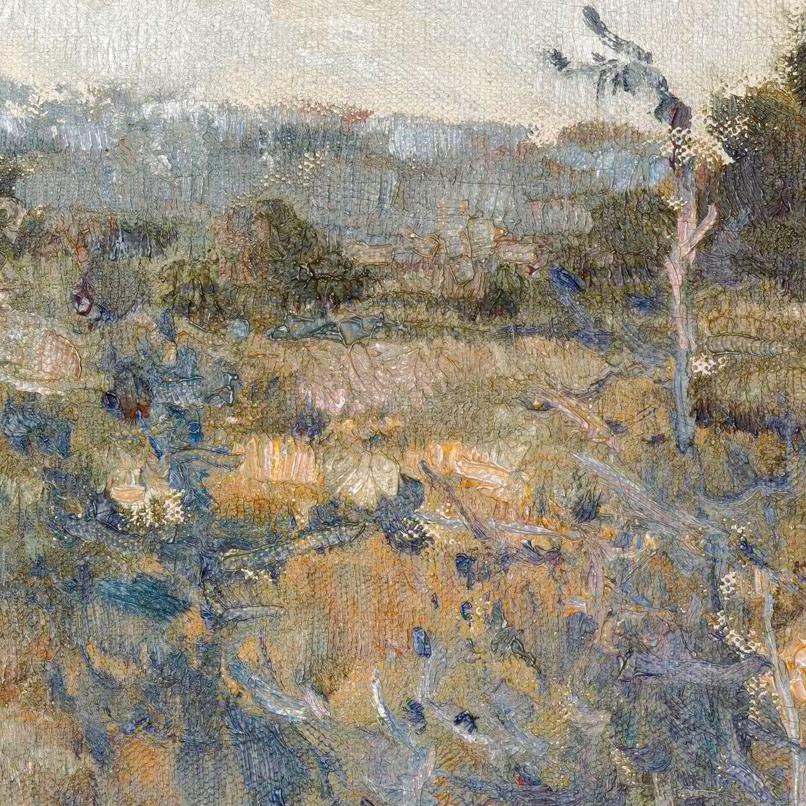 Neutral Country Landscape Painting, Set of 2, Printable, Countryside ...