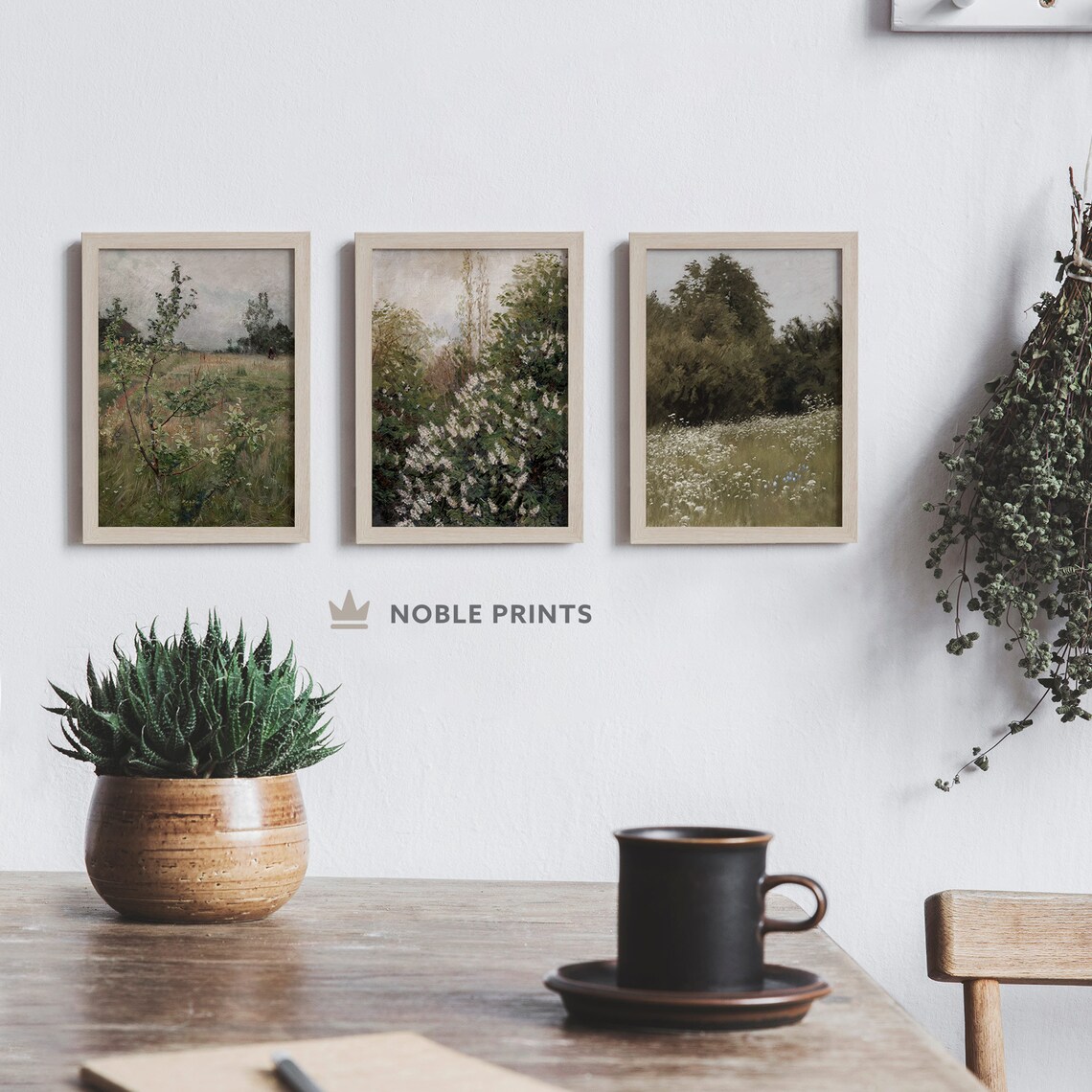 Spring Landscape Paintings Set of 3 Prints Printable - Etsy