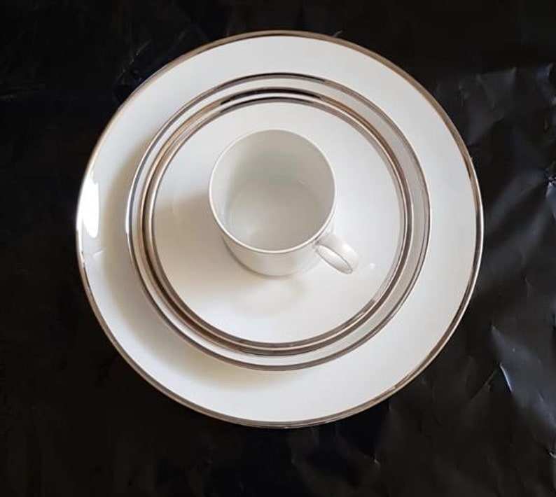 Vintage Thomas Germany Porcelain 5 Piece Dinner Place Setting - Etsy