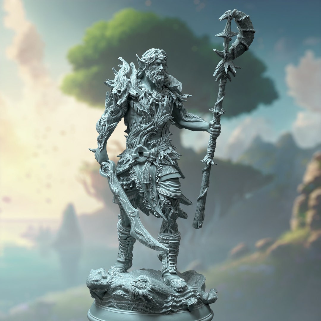 Elf Bark Skin Druid Warden Feywalkers DM Stash - Etsy