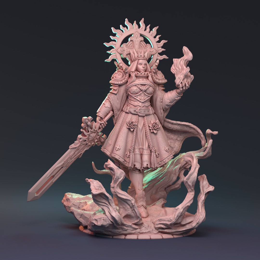 Female Paladin, Alaine Waltosmirt | Angulayas | Mythreal Games - Etsy
