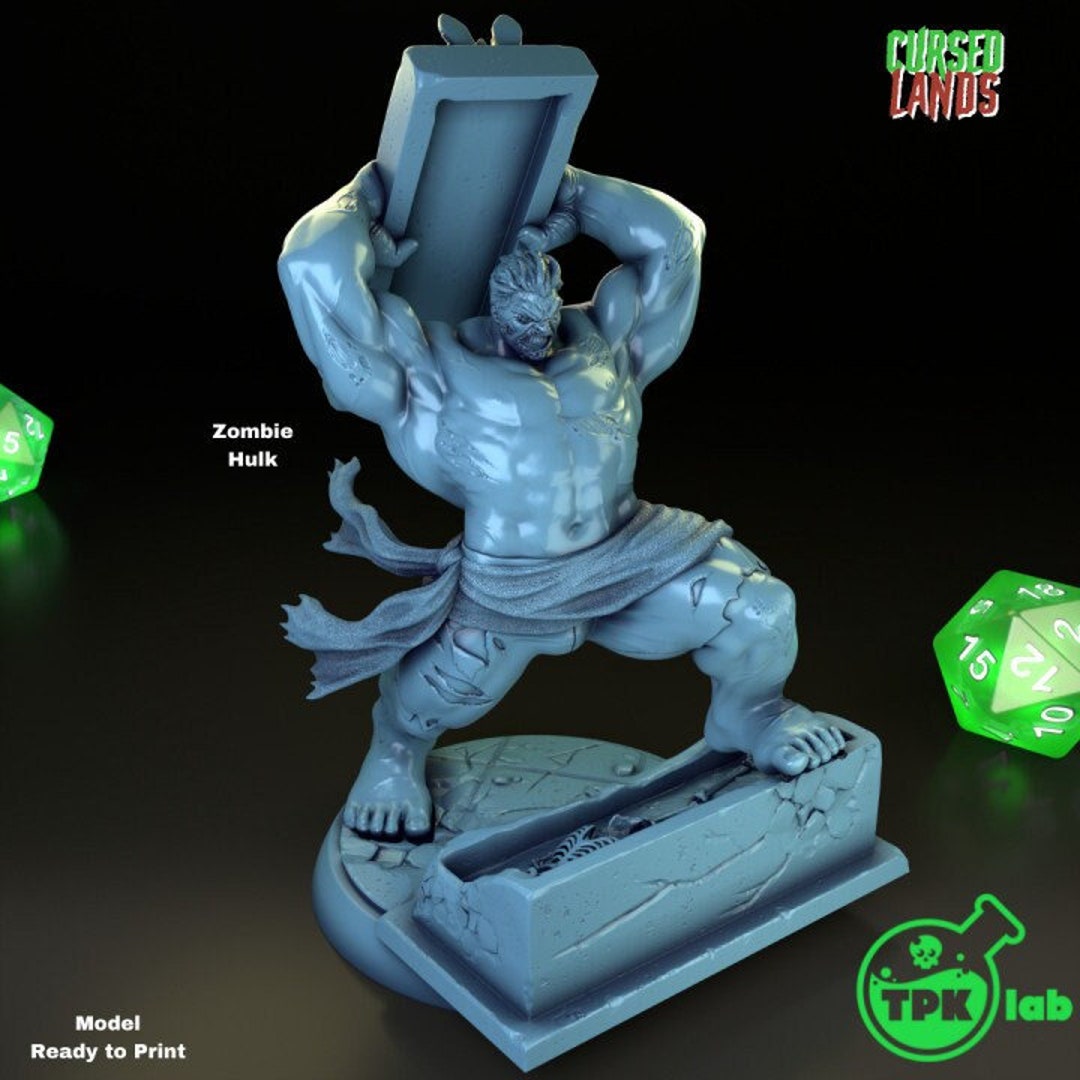 Zombie Hulk | Cursed Lands | TPK Lab - Etsy